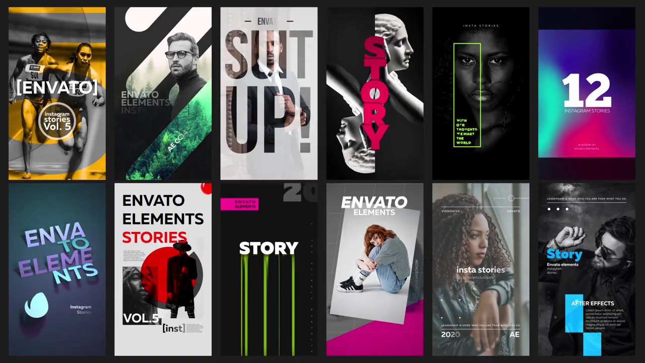 12 Instagram Stories Vol  5 by PixFix || After Effects Template || VideoHive