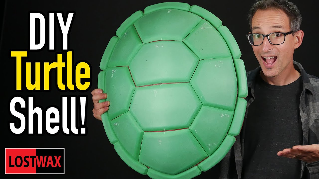 DIY NInja Turtle Shell Tutorial and EVA Foam Templates. TMNT Costume Made From Floormats!