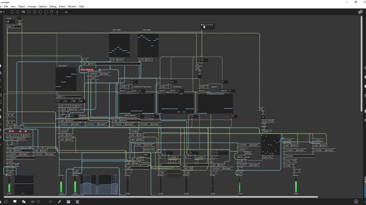 Comnape -Max/msp  patch demo