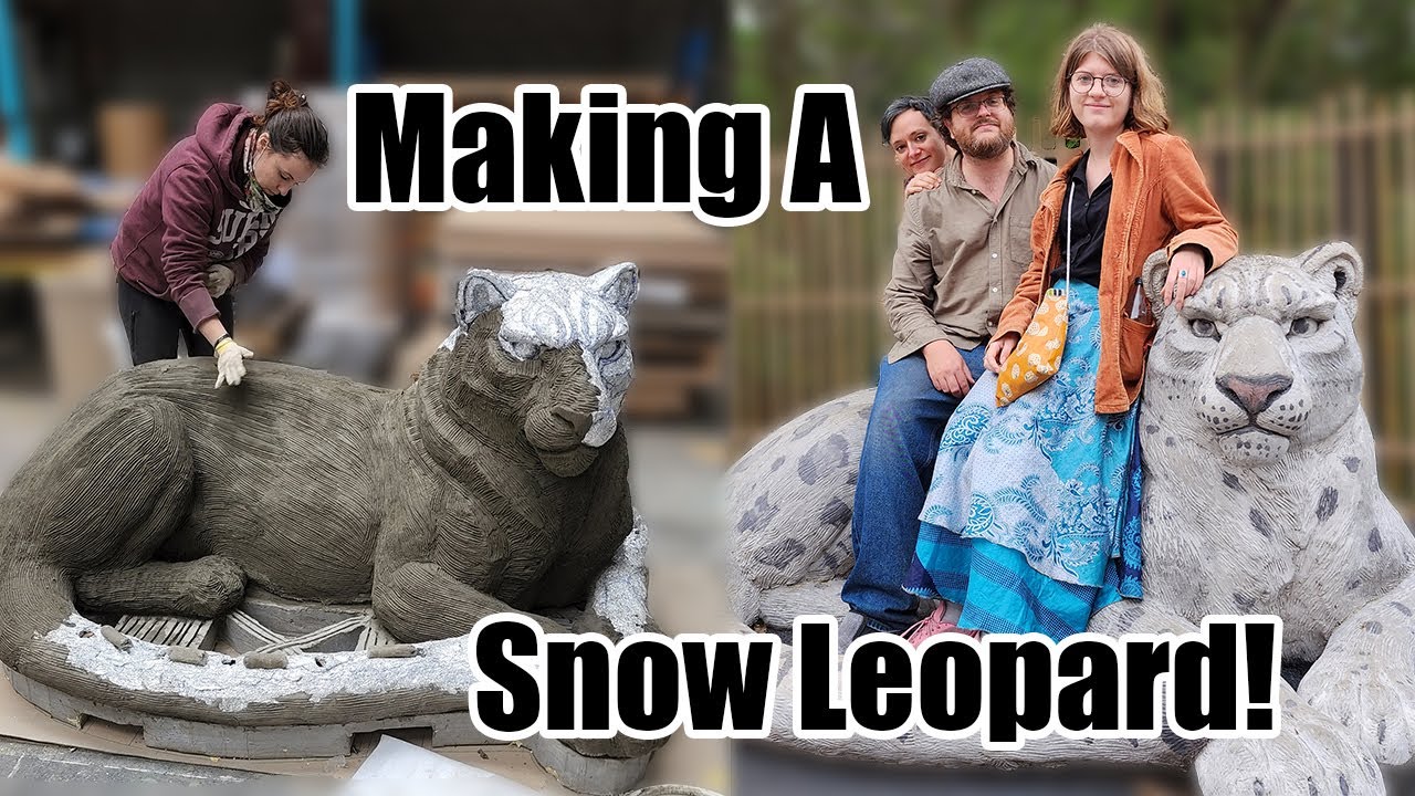 Making a Snow Leopard for the Zoo