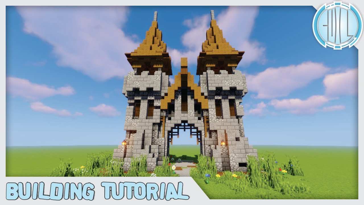 Burial #18: TUTORIAL GERBANG KASTIL [How to Build Medieval Castle Gate] - Building Tutorial