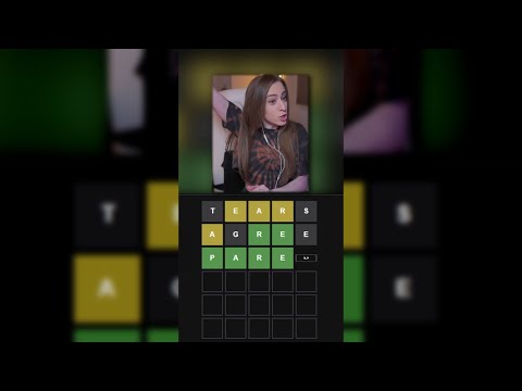 i thought i won😂 #shorts #wordle #wordgames #funny #fail #twitch #gamergirl