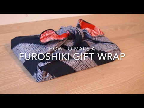 Instructions: How To Make A Furoshiki Gift Wrap
