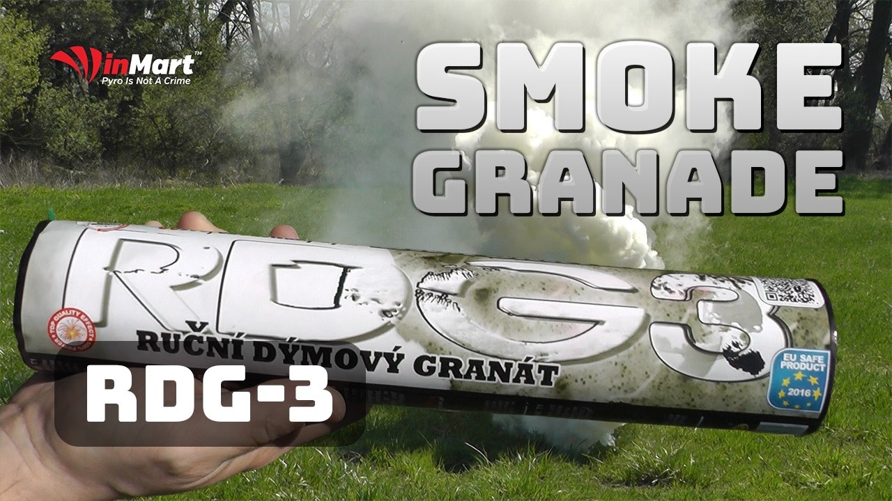RDG-3 White Smoke Grenade | Tactical Smoke Screen for Airsoft & MilSim