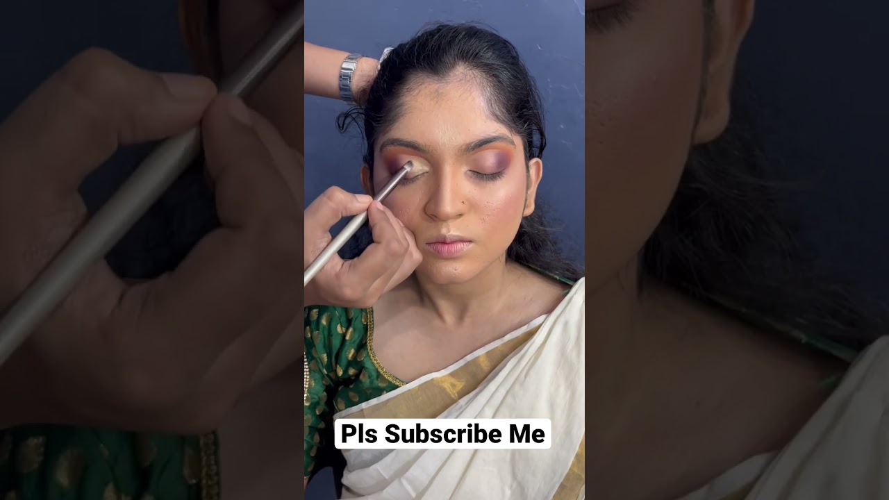 South Indian Bridal eye makeup tutorial #shorts #bridal #makeuplook #eyemakeup