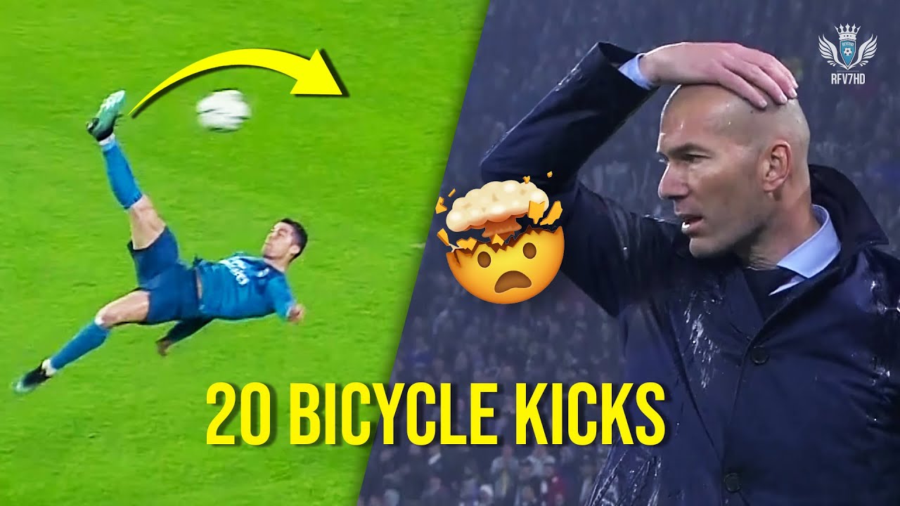 Cristiano Ronaldo all 20 Career Incredible Sensational Crazy Bicycle Kicks Show  HD
