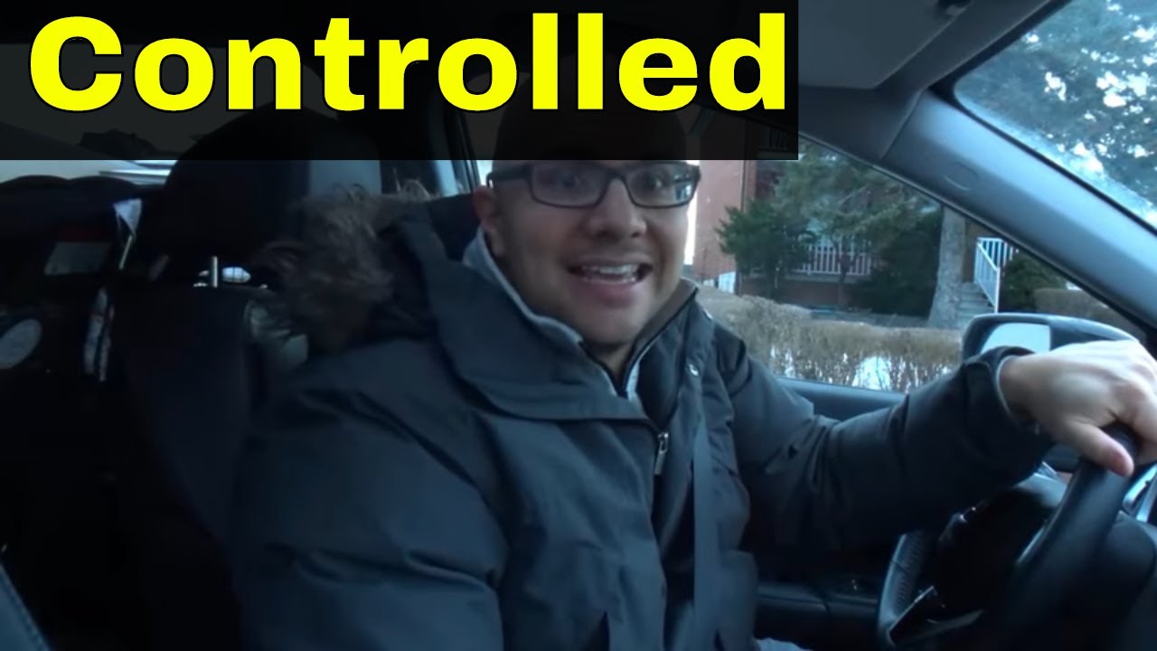Approaching A Controlled Intersection-Driving Lesson