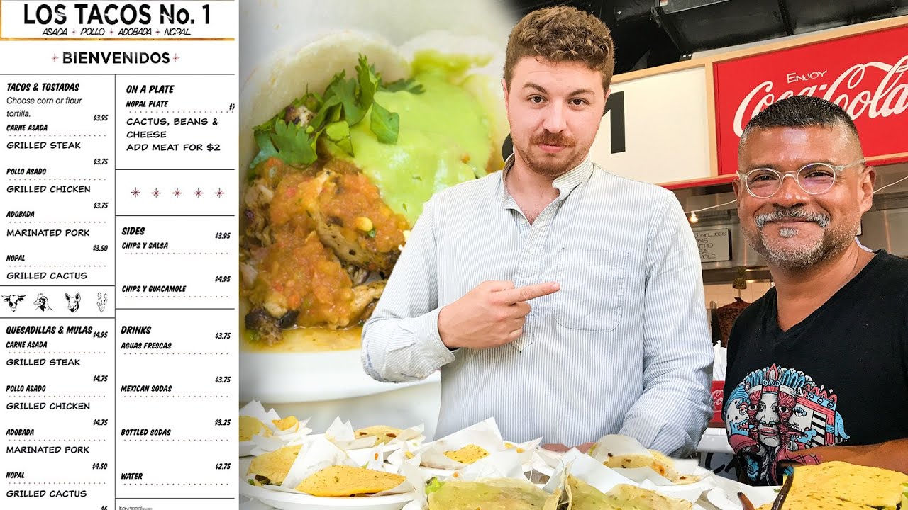 Trying Everything on the Menu at a Famous NYC Taco Shop (Ft Rick Martinez) | Bon Appétit
