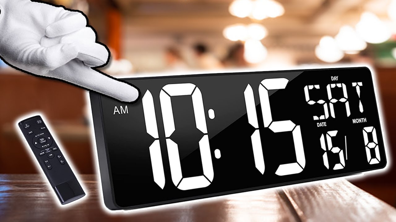 LED Clock Unboxing | BIG & Bright | ASMR
