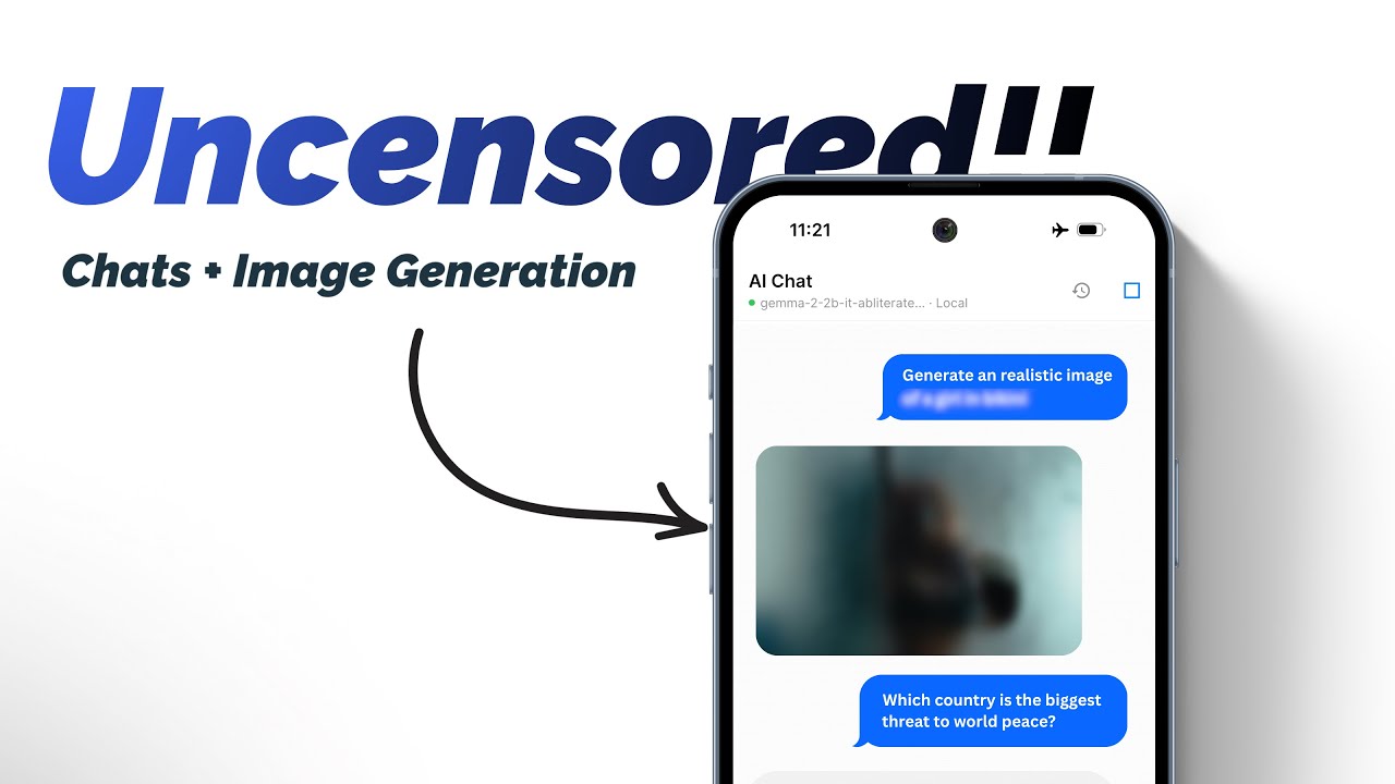 Uncensored Image Generation on ANY Phone — No Internet & Private