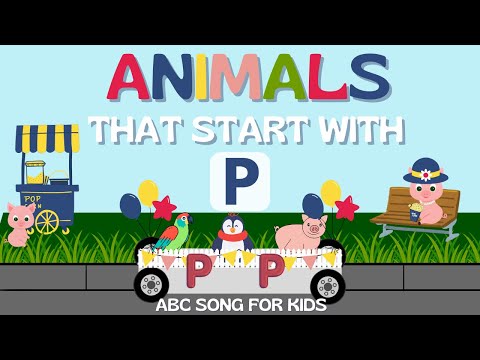 Animals That Start with P! | Fun Kids Song About Pigs, Penguins & Parrots | ABC Animal Songs