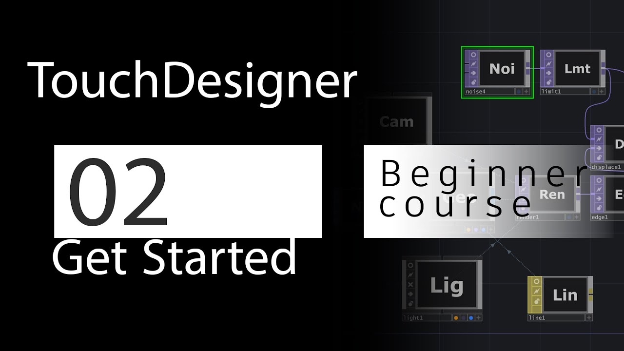 TouchDesigner beginner course | 02 Get started - The interface