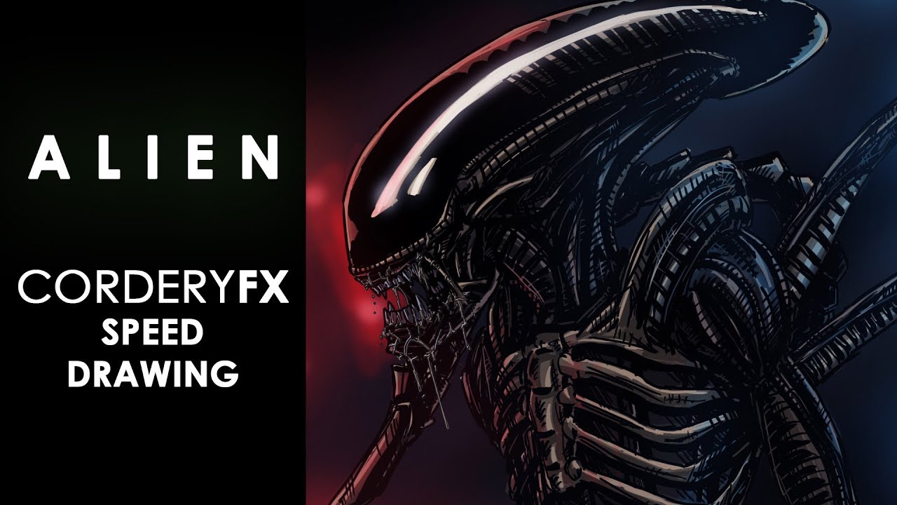 ALIEN - Speed Drawing