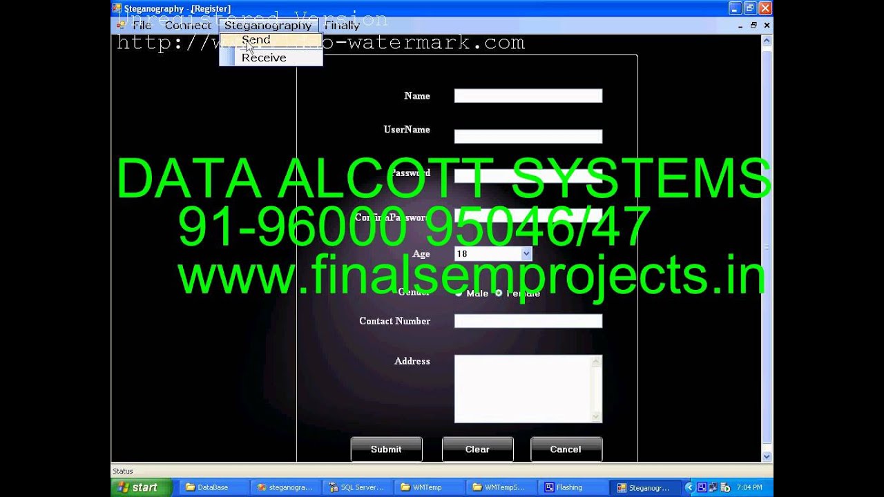 A DWT BASED APPROACH FOR STEGANOGRAPHY USING BIOMETRICS.