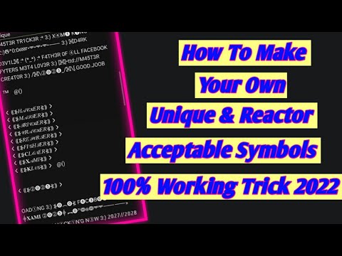 How To Make Own Name Acceptable Invalid And Unique Symbols 2022 | Invalid Name Facebook account 2022