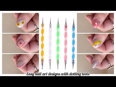 How to use dotting tools ? Easy nail art designs with dotting tools 2023