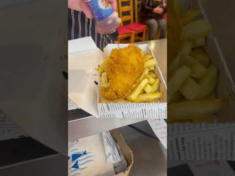 Would you like salt and vinegar with your fish and chips? #somethingfishy #fishandchips