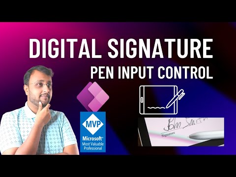 Digital Signature in Power Apps using Pen Input Control – Power ...