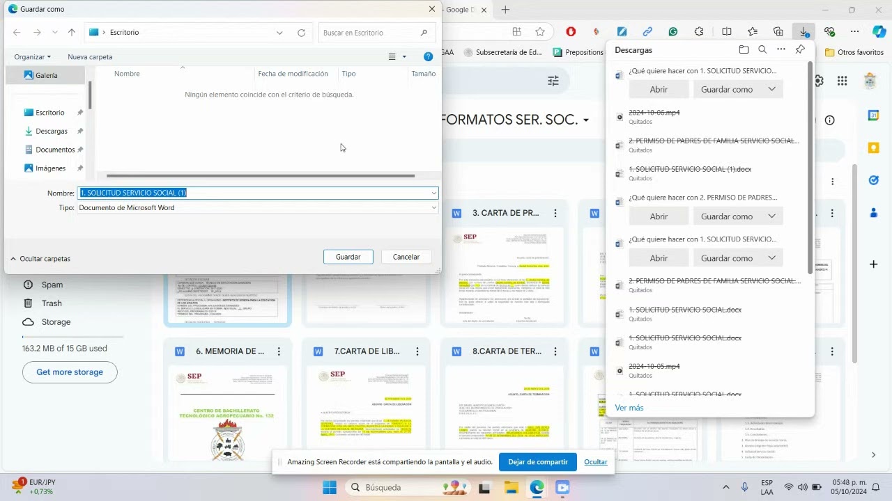 2.Servicio Social- Descarga formatos.