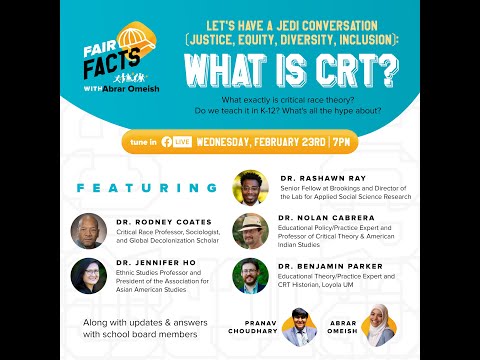 FairFACTS: What is CRT? Do we teach it in K-12?