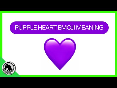 💜 PURPLE HEART Emoji MEANING 💜 [Never Miss Another Emoji Meaning]