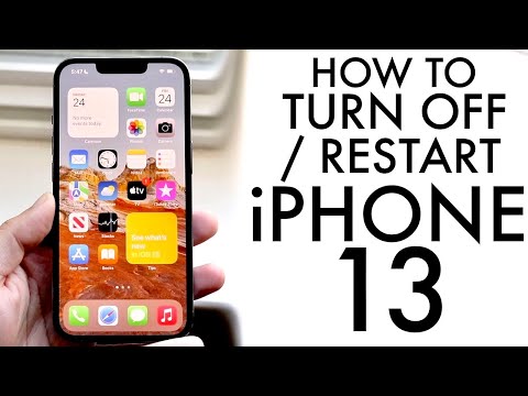 How To Power Off / Restart iPhone 13