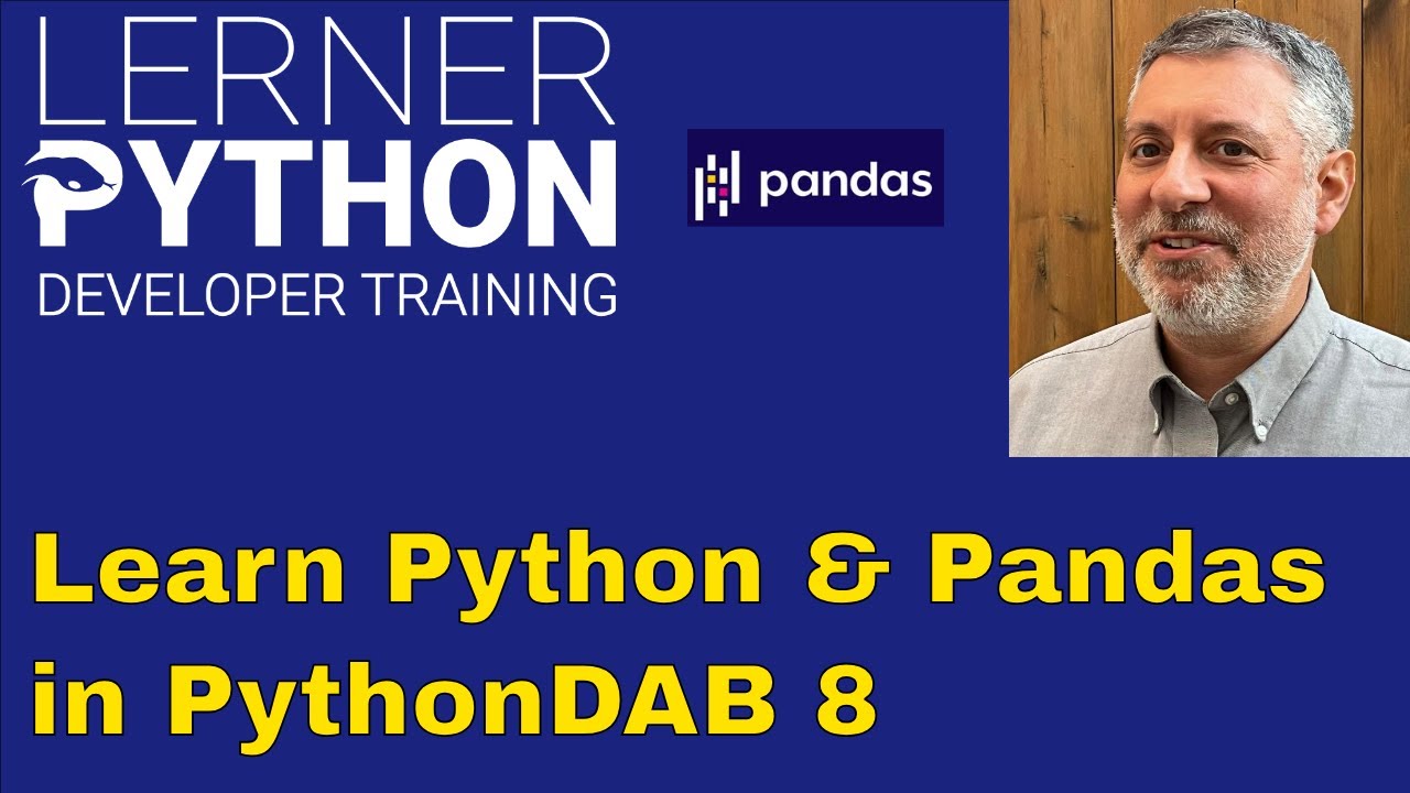 All about PythonDAB 8: Mentored instruction in Python and Pandas