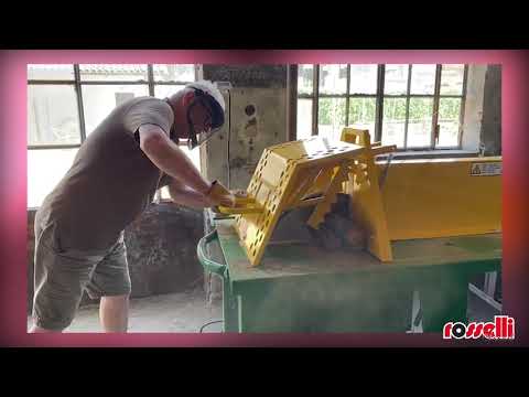 Electric circular saw for cutting firewood very safe and productive with widia blade - Rosselli Snc