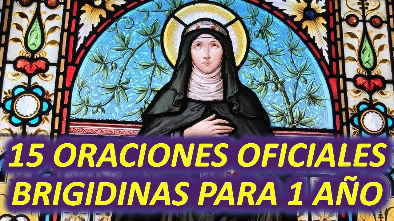 15 OFFICIAL BRIGIDINE Prayers for 1 year (Prayers to Saint Bridget of Sweden)