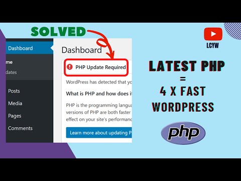 php update required wordpress ( upgrade php version )