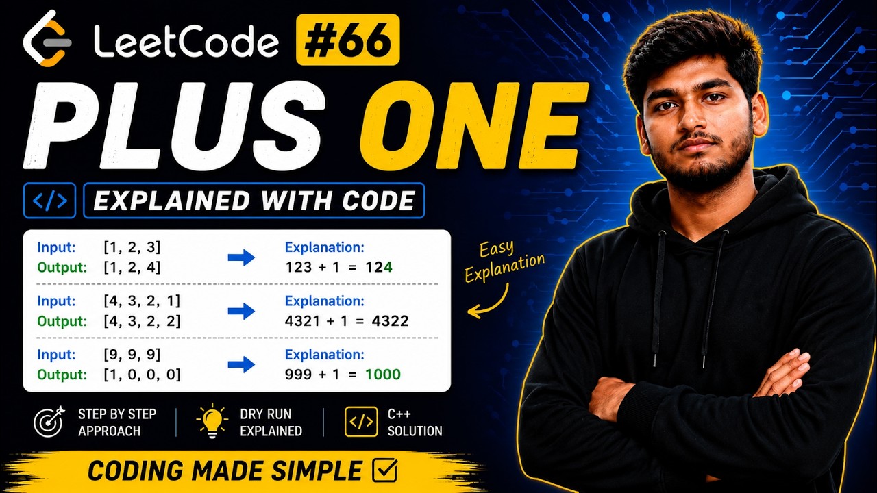 Plus One | LeetCode #66 |#leetcode #cpp #coding #dsa