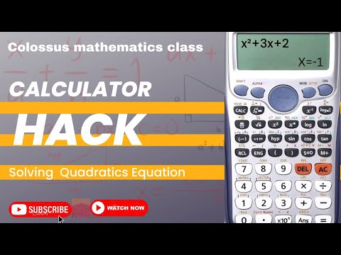 USE OF CALCULATOR FOR POLYNOMIALS
