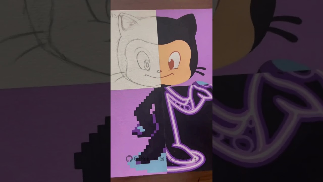 @TazerArt brings GitHub's Octocat to life through art