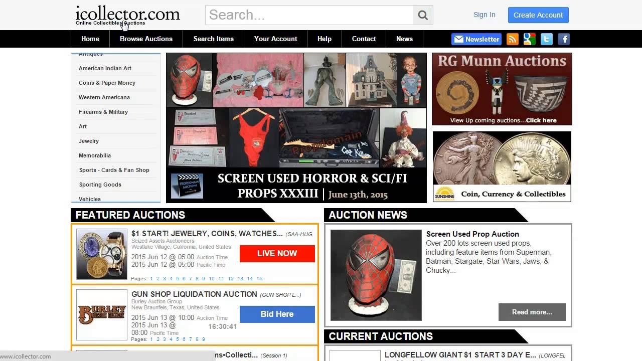 Art Auctions Online