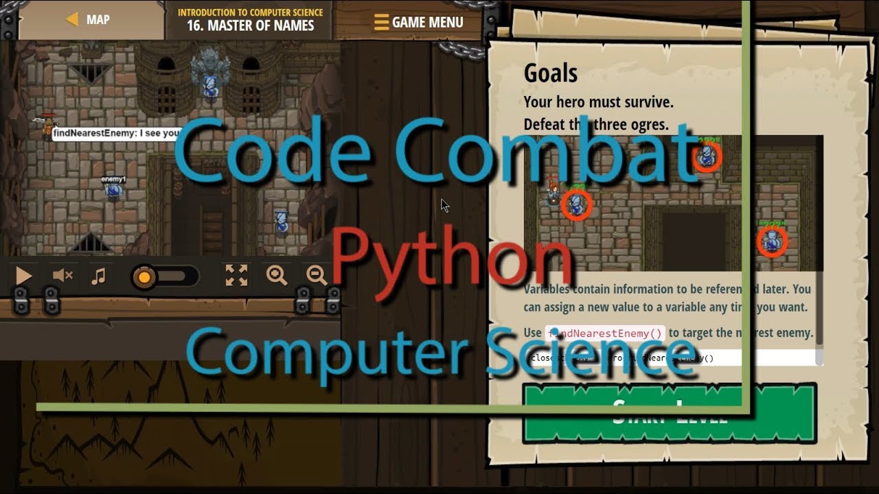 Code Combat Master of Names - Level 16 Python Tutorial with Solution