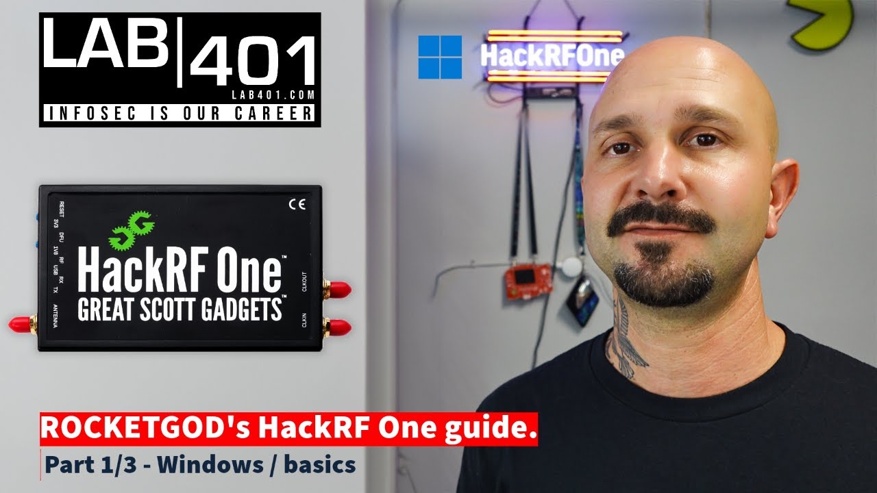 ROCKETGOD's HackRF One guide - part 1/3  Basics, Windows apps, setting up - LAB401