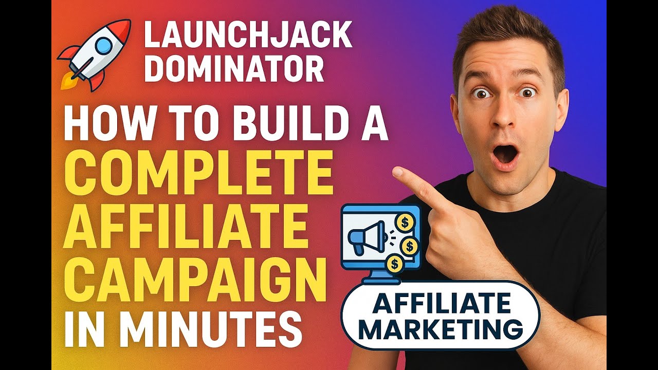 LaunchJack Dominator – Build Full Affiliate Campaigns in Minutes (From $1)