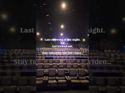 Walked into all 16 auditoriums at AMC Burbank 16 to compare recliners, got kicked out #amc #cinema