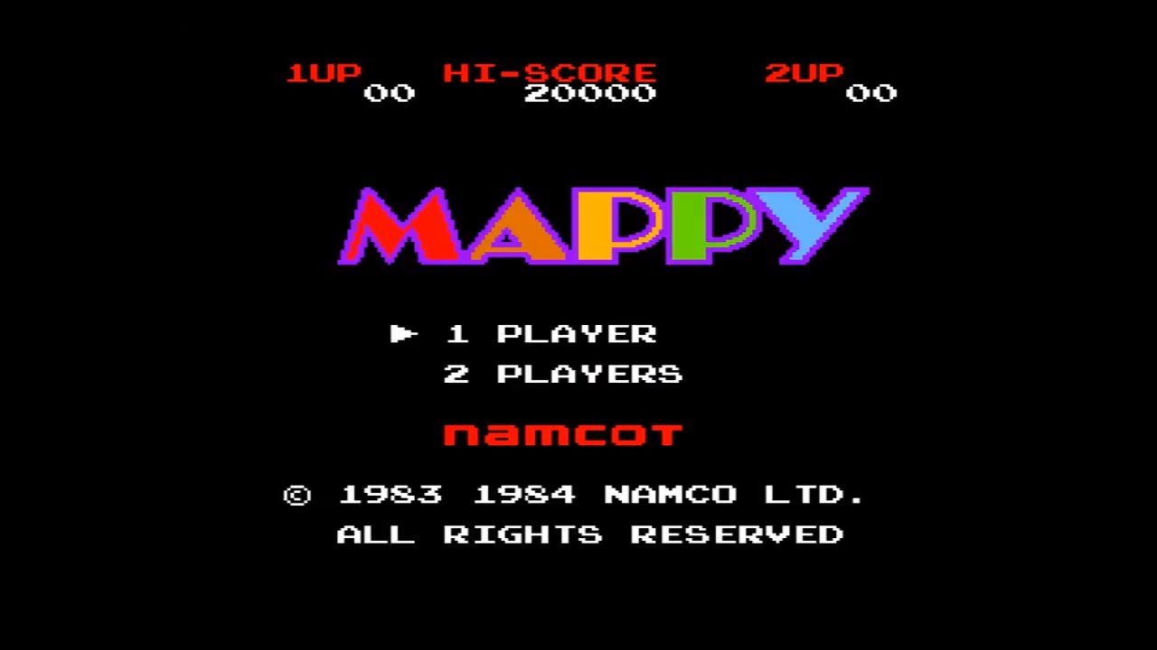Mappy (NES) Full Gameplay / Walkthrough No Commentary