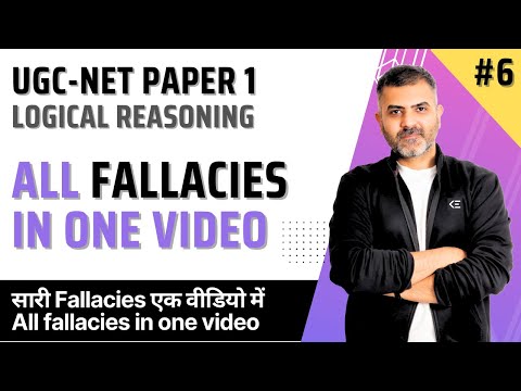 Logical Fallacies Video Lecture - Mathematical Reasoning and Aptitude for UGC NET
