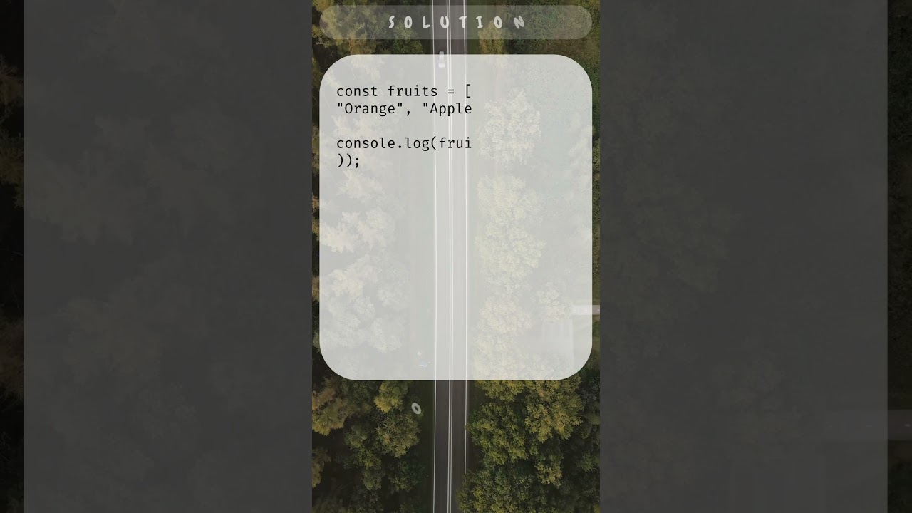 How to convert an Array to a string  #beenumlearning #javascript