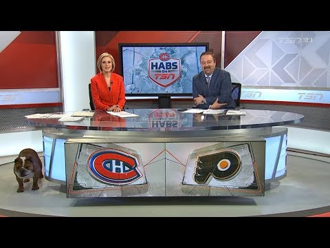 Dog crashes Habs pregame on Take Your Dog to Work day