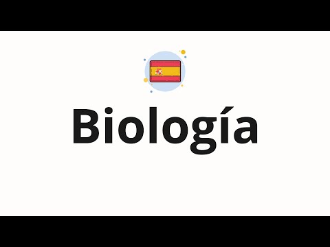 How to pronounce Biología
