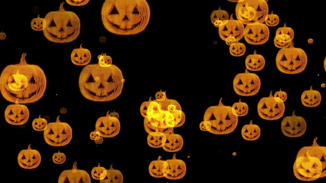 HD Halloween Pumpkin video background - Halloween background wallpaper Screensaver