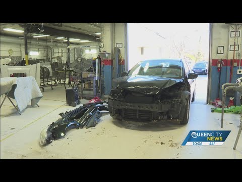 Collision repair shops say it's taking longer than normal to fix vehicles due to supply chain issues