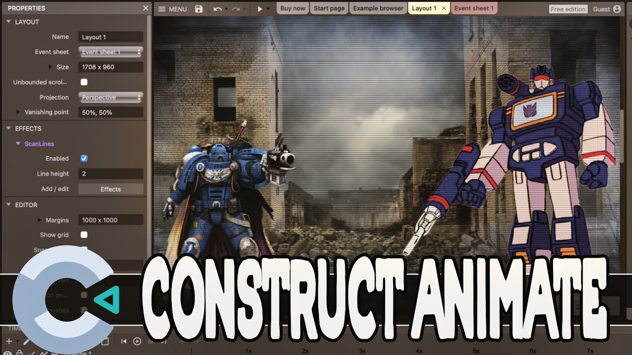 Construct Animate Beta - - 2D Animation Software powered by Construct 3