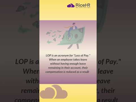 Lop||Compensation||Account||Compensation||Loss of pay