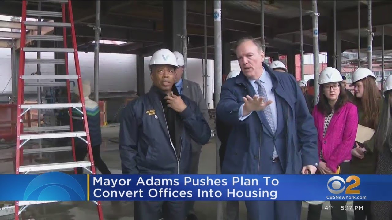 Mayor Adams wants to make it easier to convert office space into housing