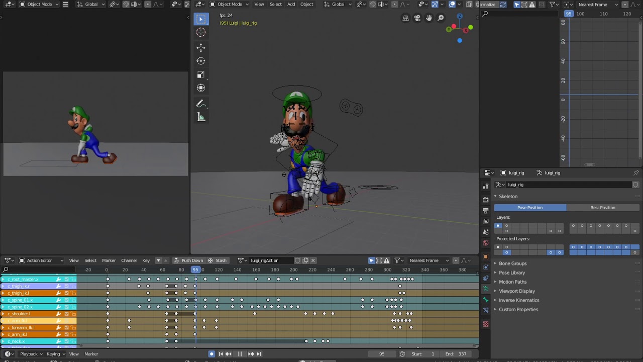 Luigi Animation Test
