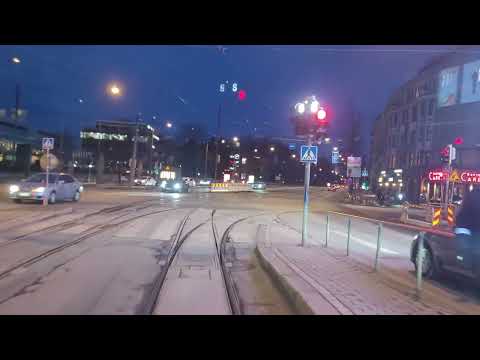 Helsingin raitiolinja 10 Kuusitie-Kirurgi-Kuusitie. Helsinki tramline 10. @hslhrt @kaupunkiliikenne